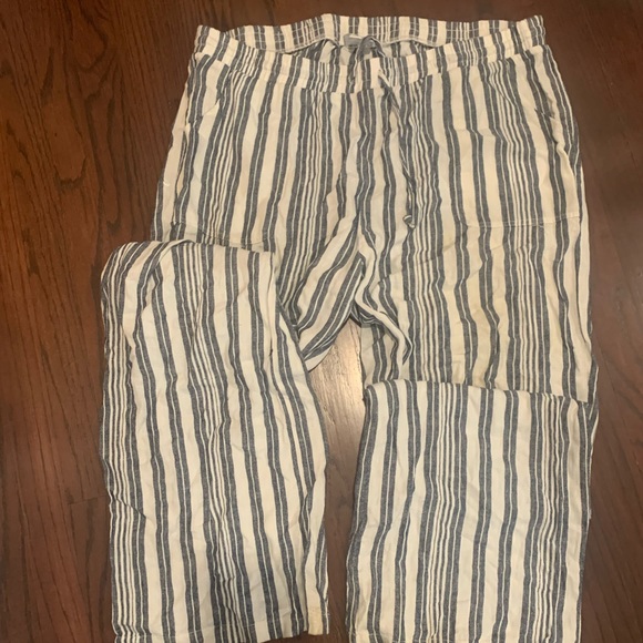Sunday | Pants & Jumpsuits | Sunday Wide Leg Preppy Nautical Pants ...